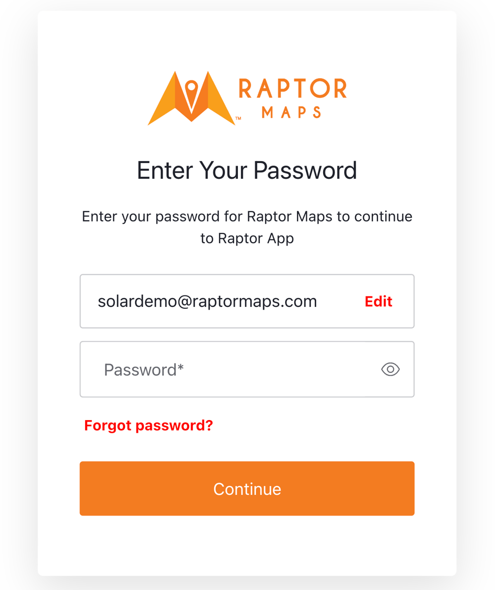 Accessing the Raptor App